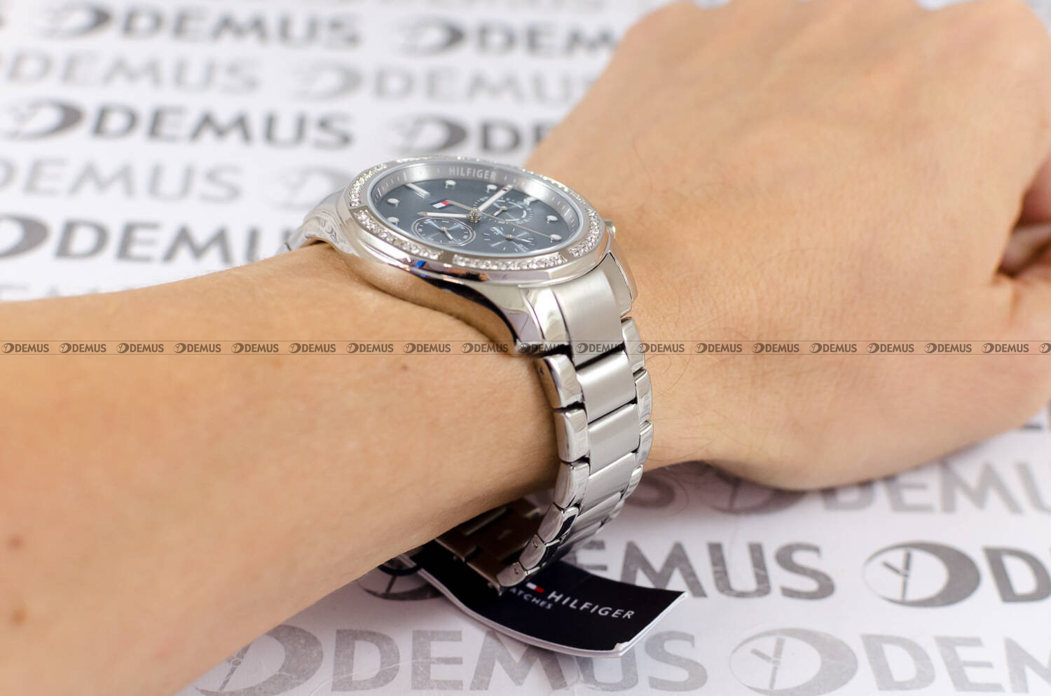 Tommy Hilfiger Brooklyn 1782569 Zegarek Damski Srebrny | Zegarki Tommy ...