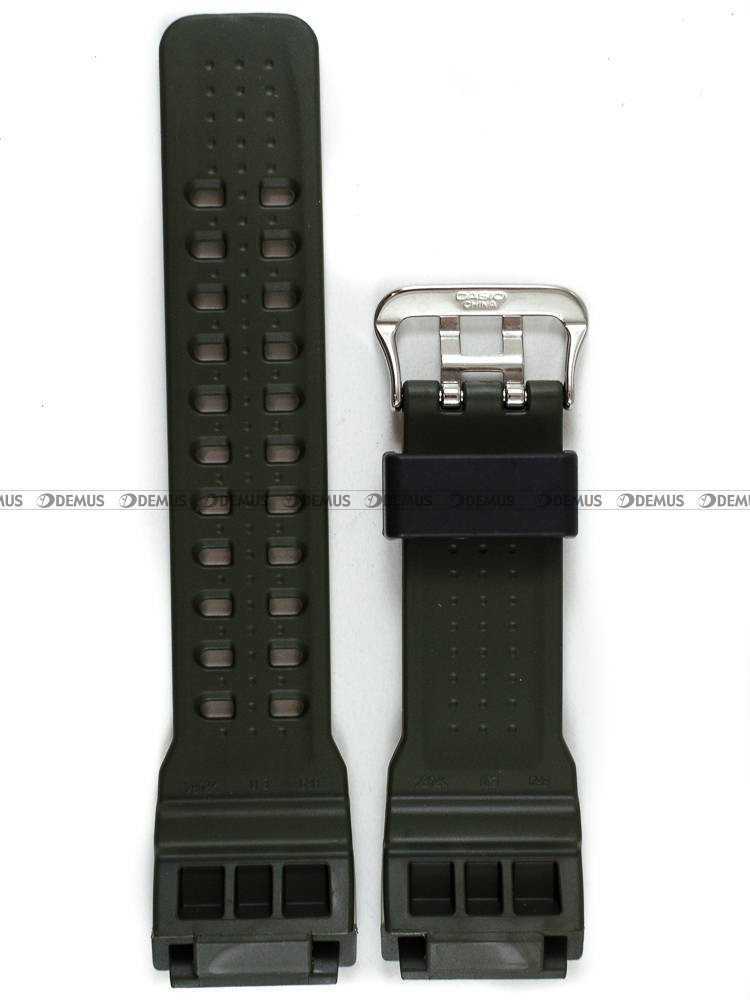 Pasek do zegarka z tworzywa Casio GWG-100-1A3, 23 mm, Zielony | Paski i bransolety \ Paski do ...